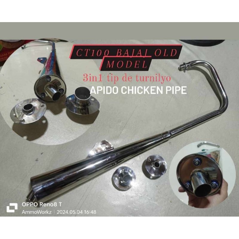 ct100 bajaj old version 3in1 tip deturnilyo APIDO Chicken pipe ...