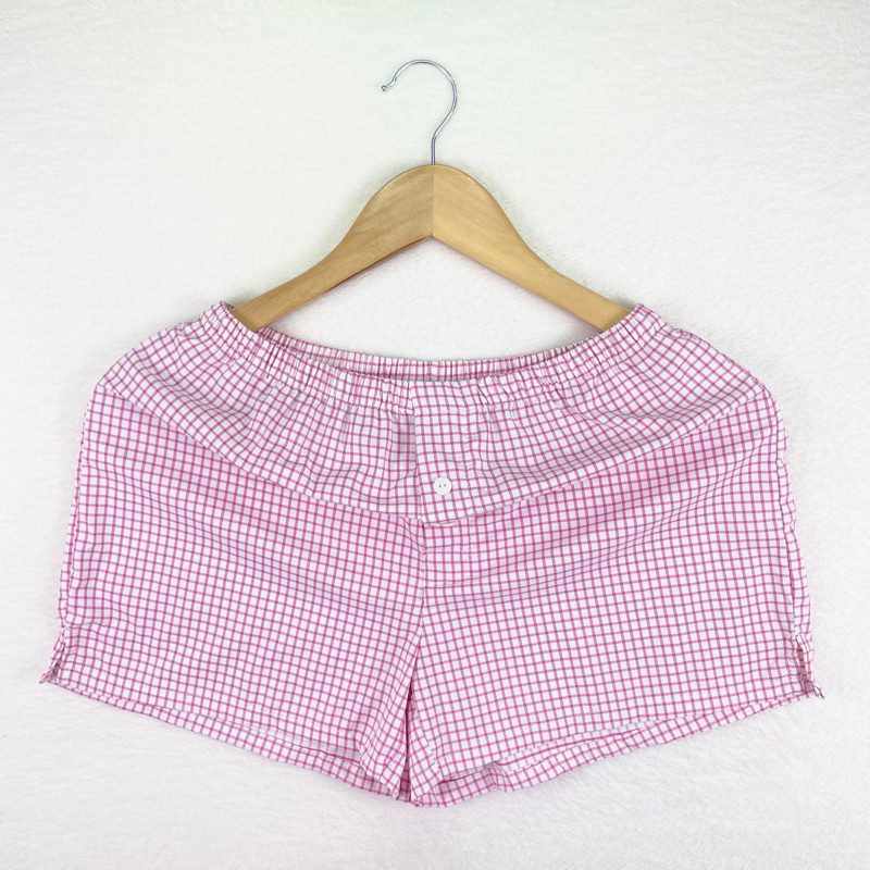 Checkered / Plaid / Mixed Prints Vented-Hem Boxer Shorts | Sleepwear | Loungewear | Shopee ...
