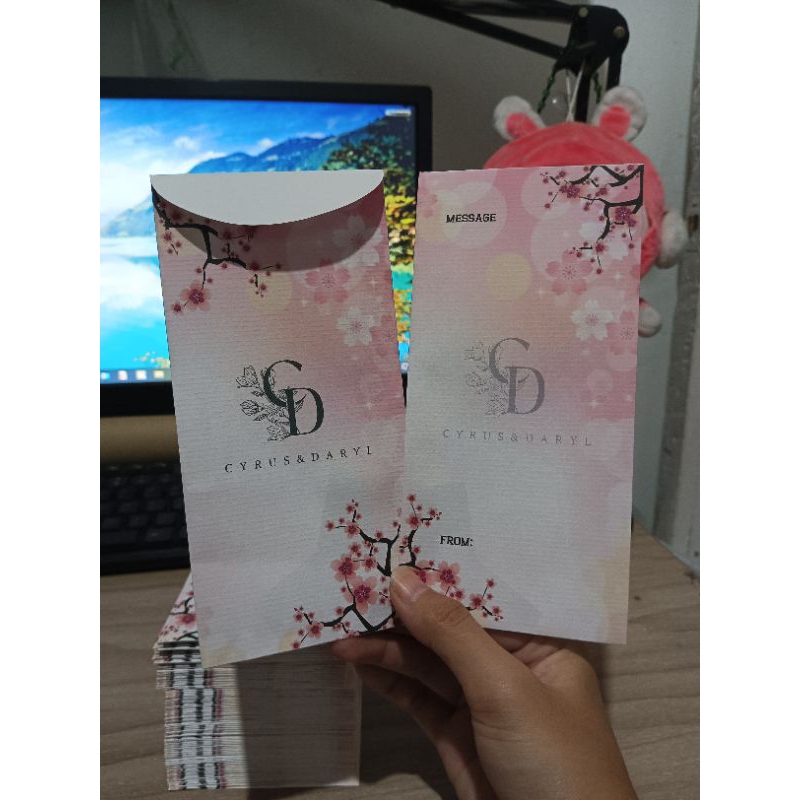 35 pcs. Customized Wedding Money Envelope AngPao by AD Classic | Shopee ...