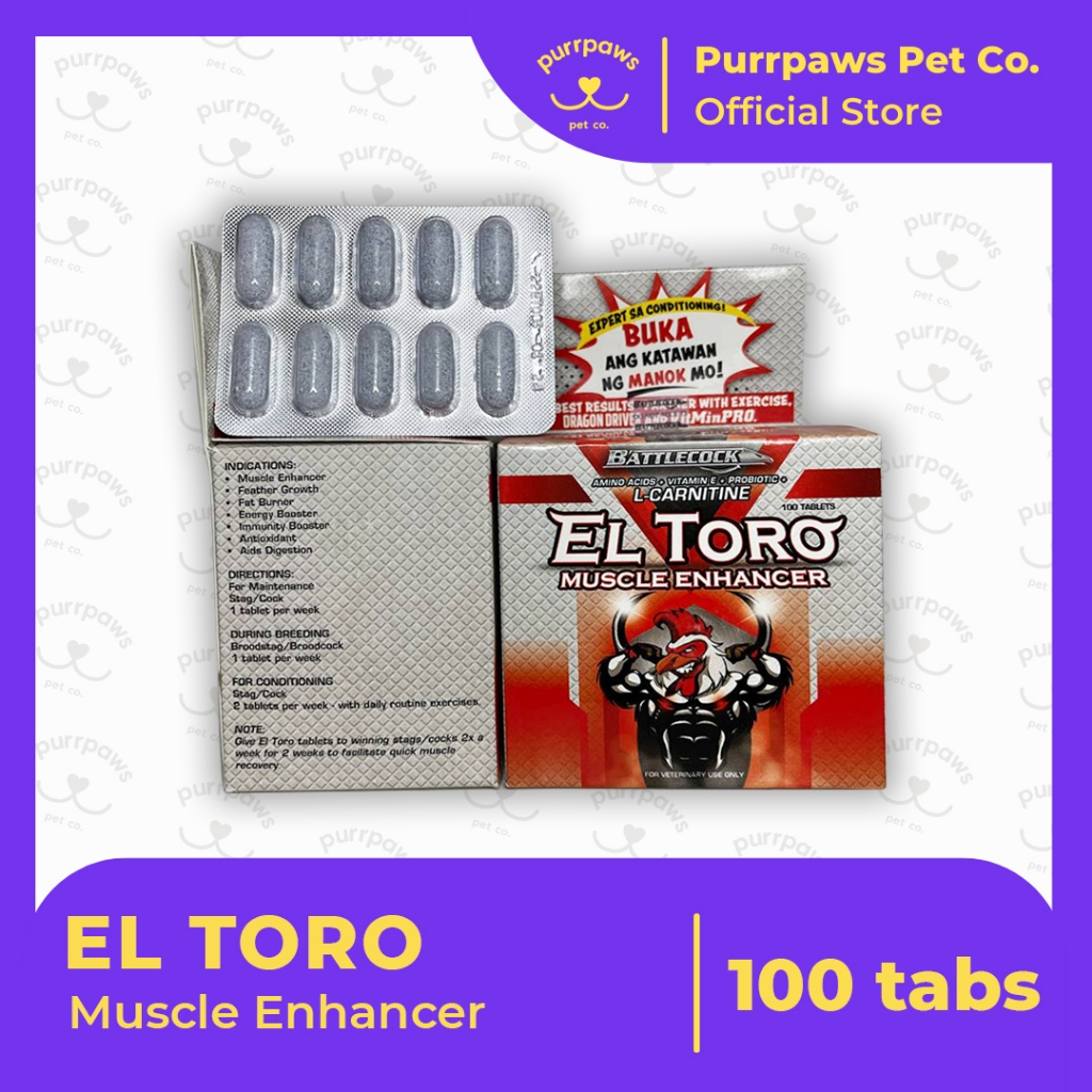 EL TORO for Fighting Cocks (100 tablets) BOX | Shopee Philippines