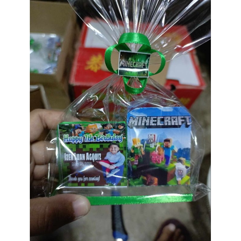 Minecraft Souvenir Christening and birthday | Shopee Philippines