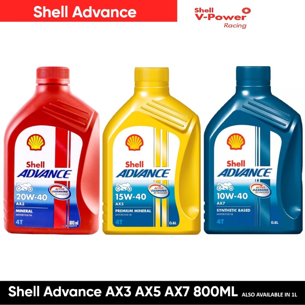 SHELL ADVANCE ENGINE OIL | Shopee Philippines