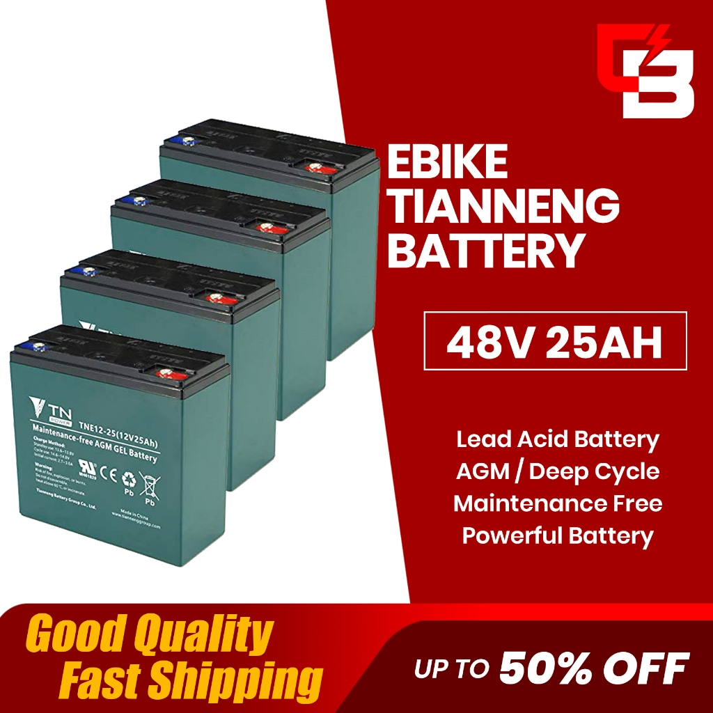 Ebike battery 48v 25ah Compatible with 48v 15ah but more powerful ...