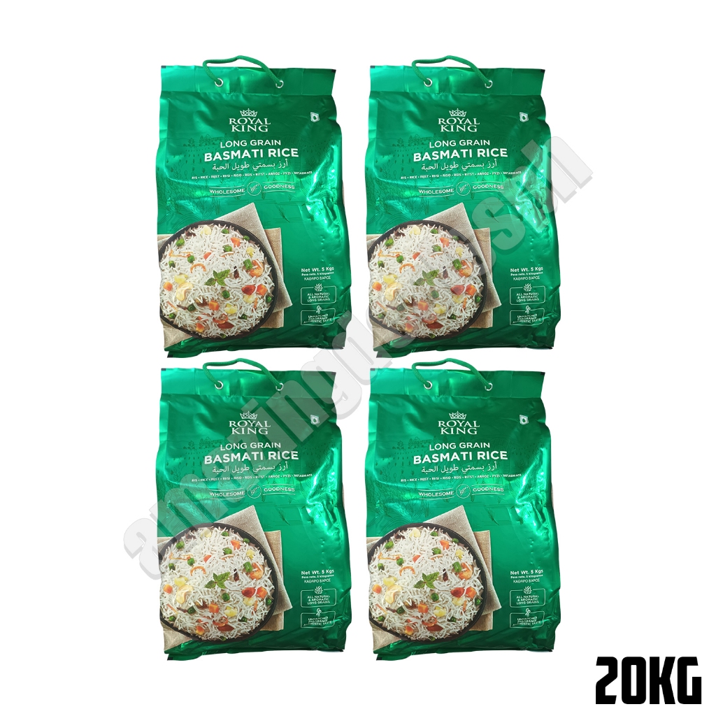 20kg Royal King Long Grain Basmati Rice | Shopee Philippines