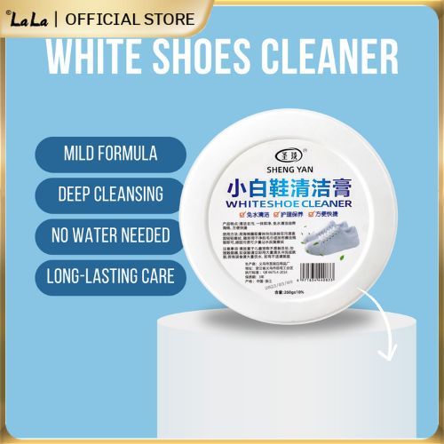 LALA White Shoes Cleaner Mild Formula No water needed Whitening and ...