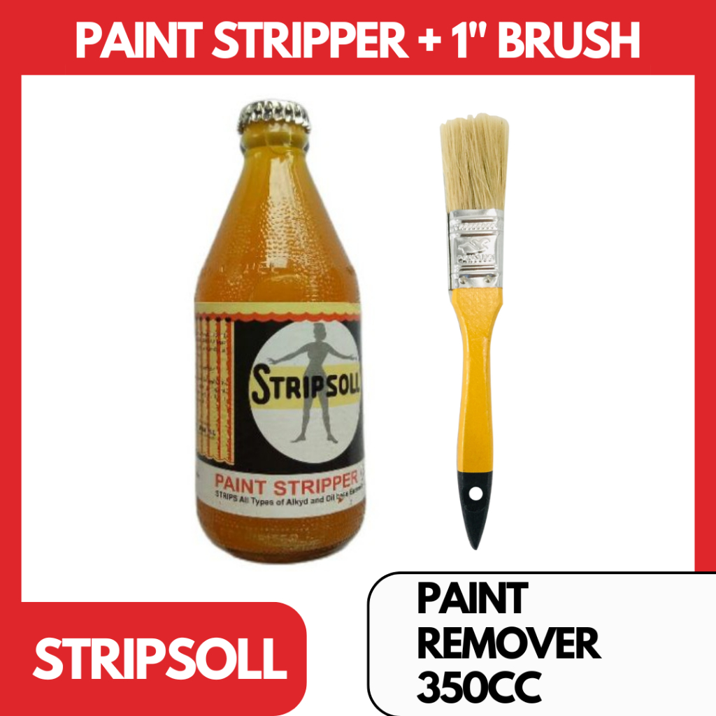 Stripsoll Paint Remover 350cc with 1" Brush | Shopee Philippines