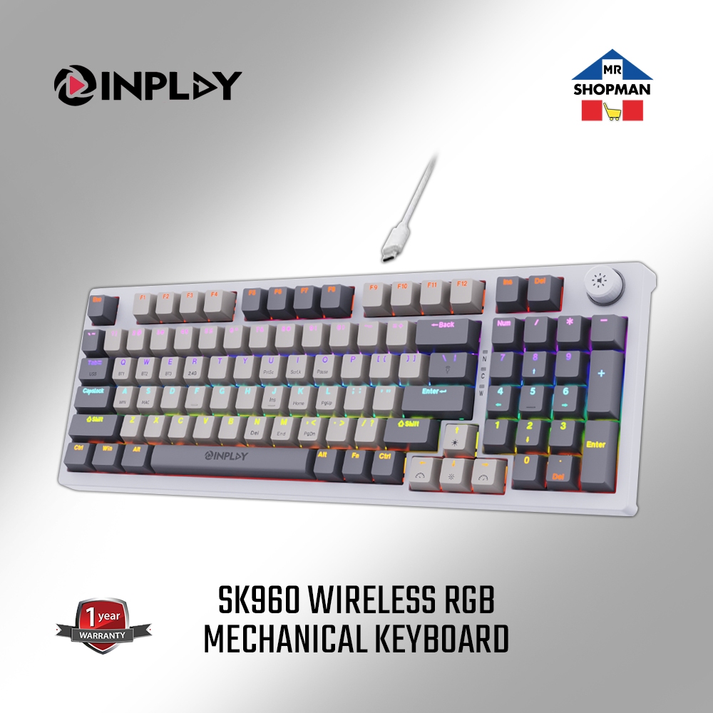 Inplay SK960 RGB 96-Key Wireless Mechanical Gaming Keyboard | Shopee ...