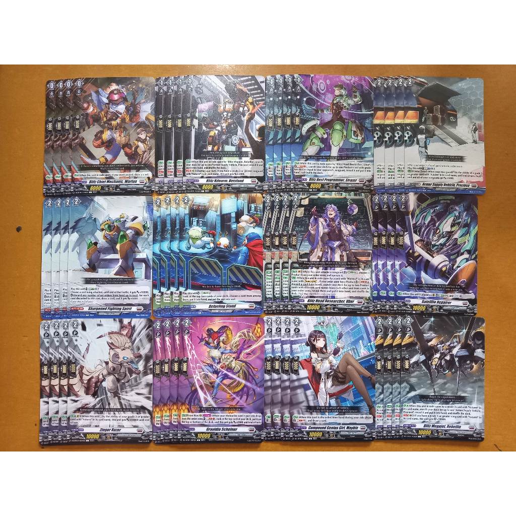 CFV Brandt Gate Commons Playset DZ-BT01 Fated Clash Cardfight Vanguard English | Shopee Philippines
