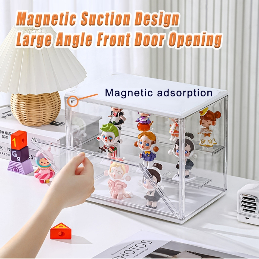 Popmart Storage Organizer Acrylic Transparent Display Case Toy ...