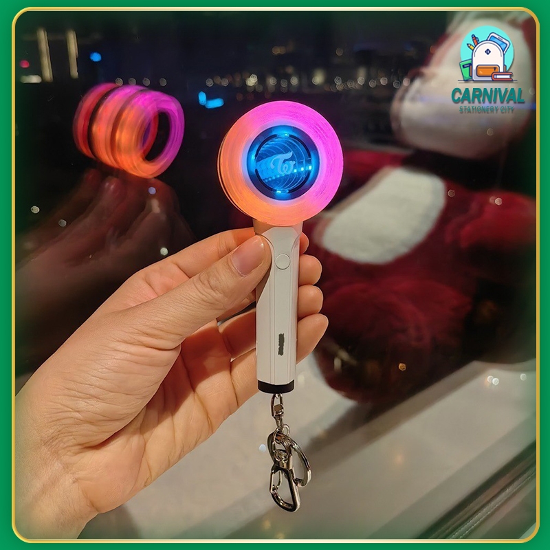 Kpop Idol TWICE Mini Lightstick Keyring CANDYBONG Z Glow Stick ...
