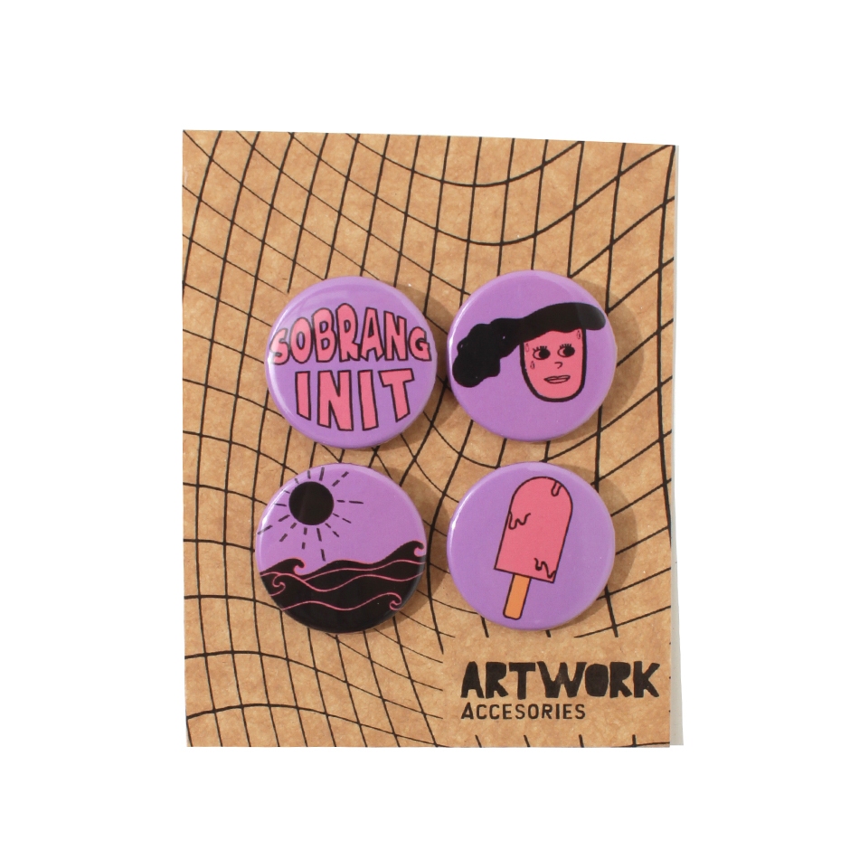 ARTWORK Sobrang Init (4 pc. Button Pin Set) | Shopee Philippines