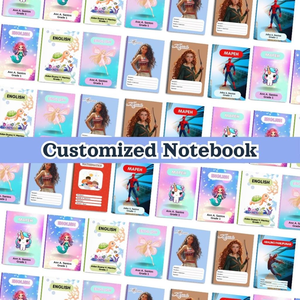 Customized Personalized Writing and Composition Notebook Own Design ...