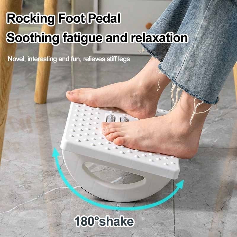 Adjustable Shakeable Foot Rest for Desk Footrest Ergonomic Foot Stool ...