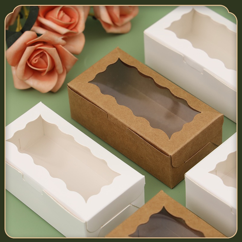 10pcs Mailer Box with Window Brownie Gift Kraft Box | Shopee Philippines