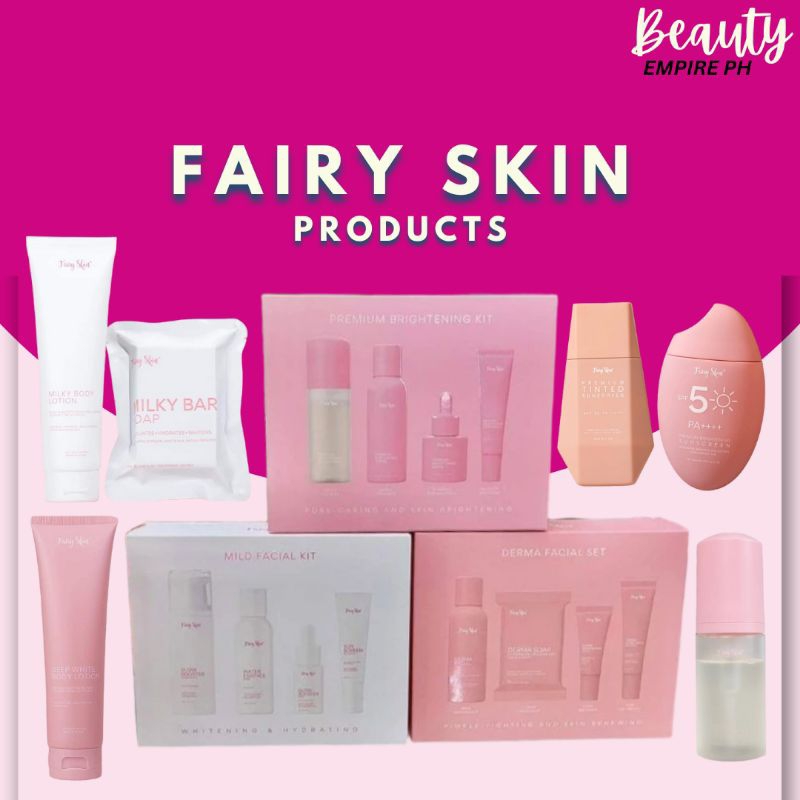 Fairy Skin Derma Set Fairyskin Mild Facial Kit Fairy Skin Premium Brightening Kit | Shopee ...