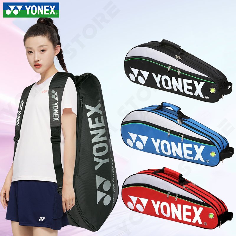 Yonex Badminton Bag Racket Bag Tennis Bag Backpack With Shoes ...