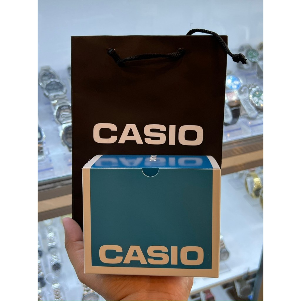 CASIO Black Small Paper Bag / CASIO Blue Box / CASIO PAPER BAG | Shopee ...
