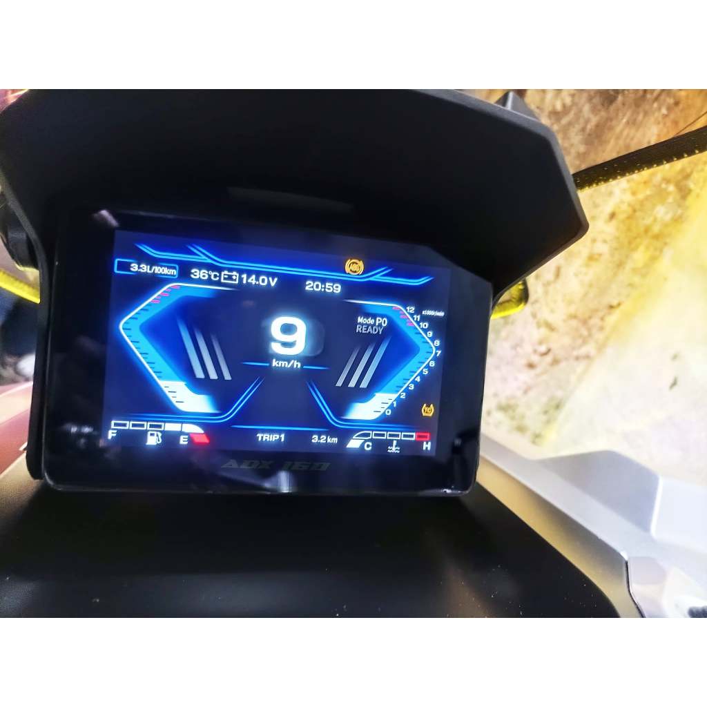 Bristol ADX 160 Gauge Protector Sticker Film Clear Blue | Shopee ...