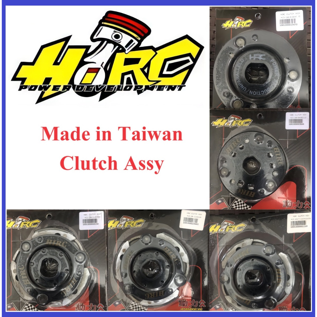 Motorcycle HIRC Clutch Assy - Click160/Click125/150/Nmax/Mio i 125/Beat ...