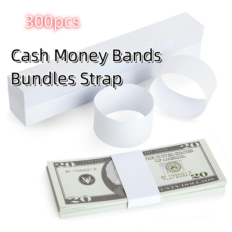 300PCS universal white cash strapping tape blank self-adhesive | Shopee ...