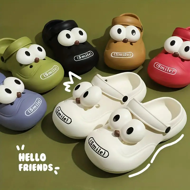 jibbitz for crocs Cute Big Eyes 2pcs Mouth Funny & Kawaii jibbitz ...