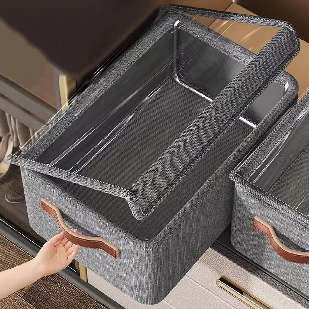 Large Foldable Iron Rack Clothes Dress Storage Box Waterproof Wear ...