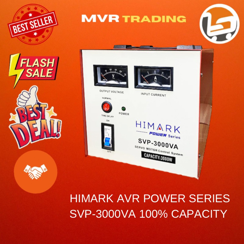 Himark AVR Automatic Voltage Regulator 3000watts SVP-3000VA Servo Type ...