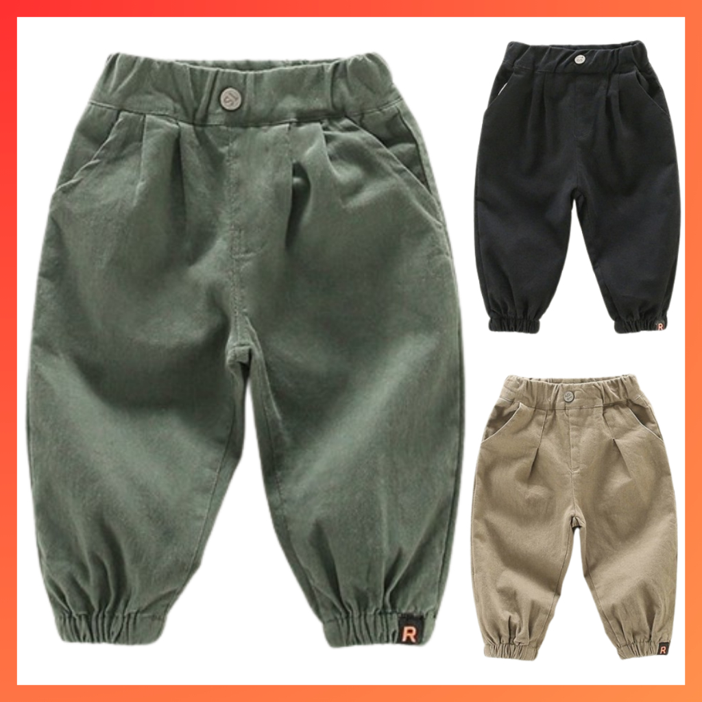 COD Kids Easy-Wear Cargo Pants Soft Breathable Easy to Mix & Match for ...