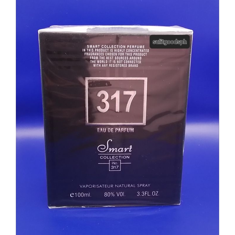 SMART COLLECTION PERFUME NO. 317 FOR MEN 100 ML EDP | Shopee Philippines