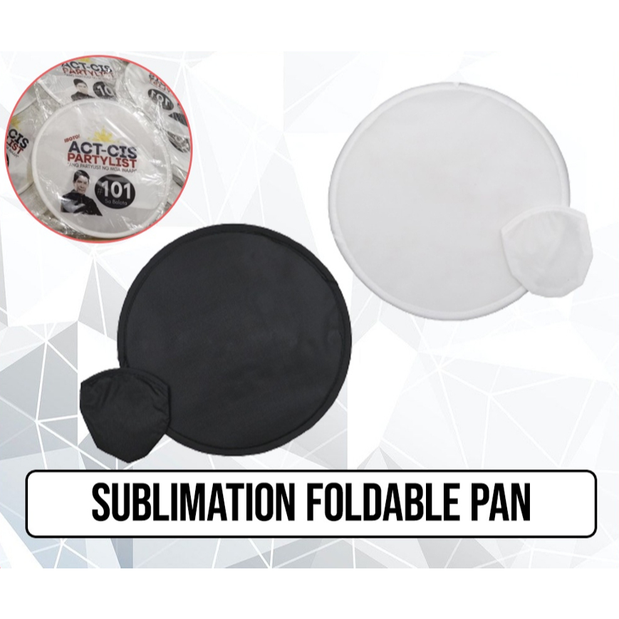 Sublimation Foldable Fan Twisted Fan Printable White Fan Polyester ...