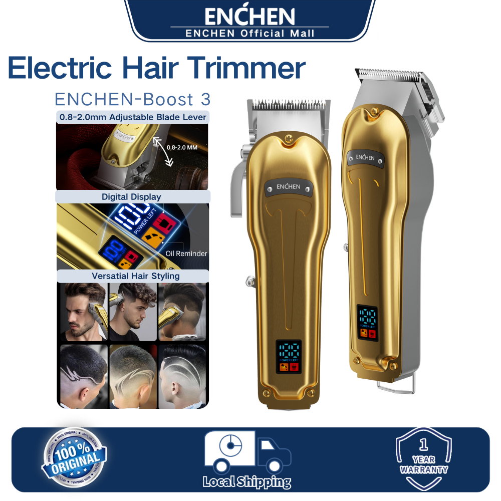 Enchen Electric Hair Clipper Trimmer Boost 3 Hair Razor Professional ...