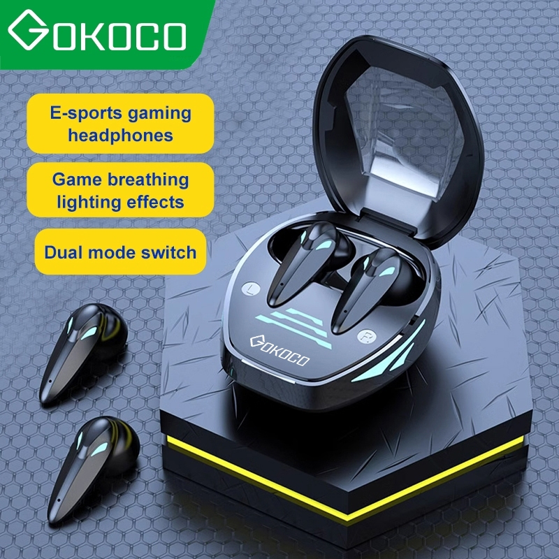 GOKOCO Blutooth headset original with Mic Touch Control for Android,5.3 ...