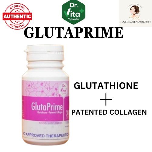 100% AUTHENTIC DR. VITA GLUTAPRIME with GLUTATHIONE + PATENTED COLLAGEN ...