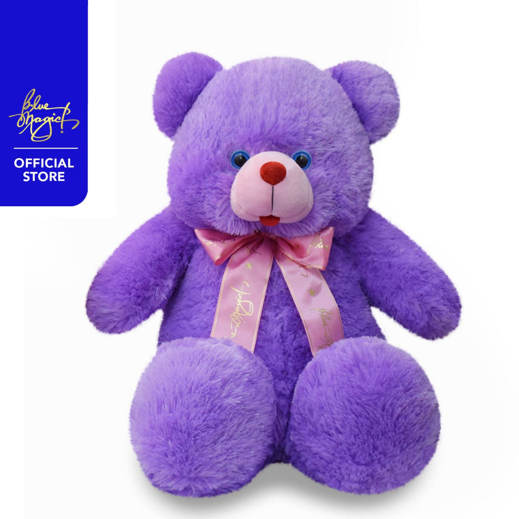 Blue Magic Stringbean, Jr. Large Lavender Bear Stuffed Toy | Shopee ...