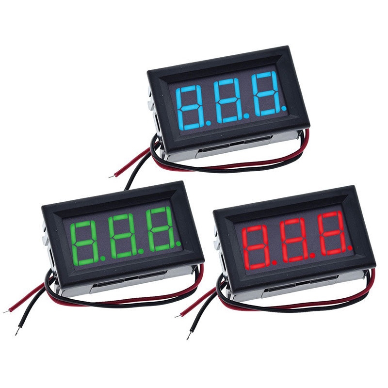 Digital Voltmeter Detector DC4.5-30V Mini Voltage Meter Voltmeter Gauge ...