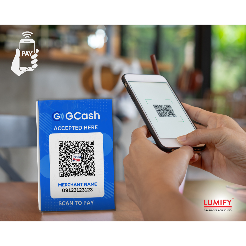 QR Code Standee - Gcash, Maya, Banks | Shopee Philippines