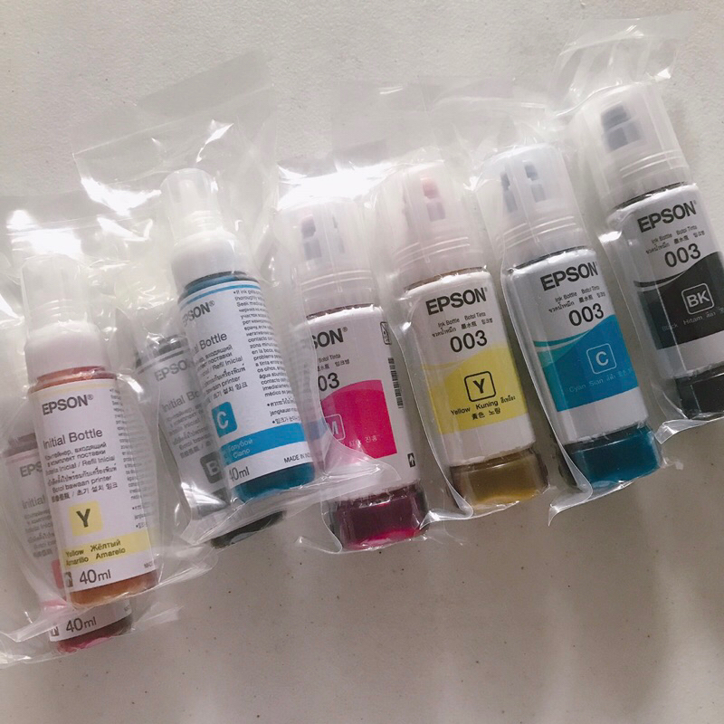 Original Epson Dye Ink CMYK Set for L120 L3210 | Shopee Philippines