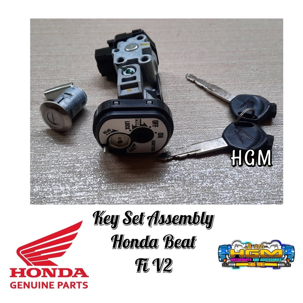 KEY SET ASSEMBLY FOR HONDA BEAT FI V2 GENUINE PARTS | 35010-K81-N00 ...