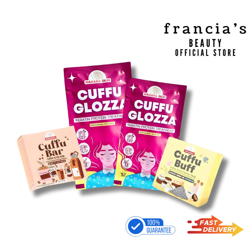 MAGARA SKIN TRIO | CUFFU BAR SOAP, CUFFU BUFF & CUFFU GLOZZA | Shopee ...