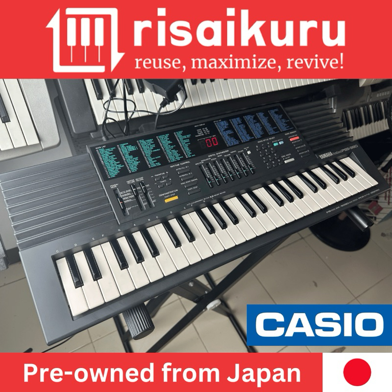 Yamaha PortaSound PSS-380 Mini Synthesizer Electronic Keyboard Japan ...