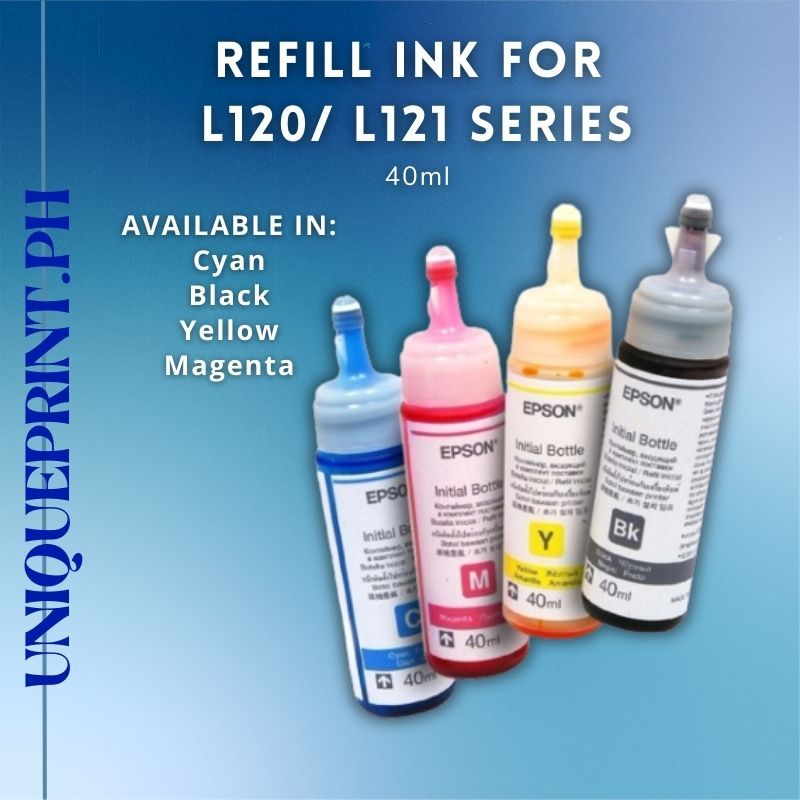 EP SON Printer Original Ink in Set of 4-Colors (C/M/Y/K) for L120 and ...