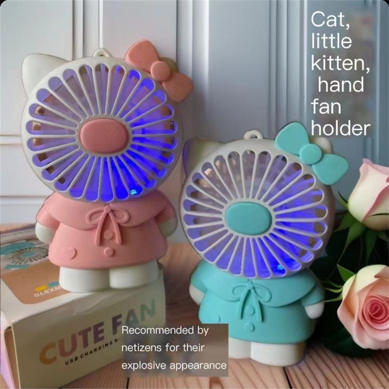 Hello Kitty portable rechargeable mini fan | Shopee Philippines