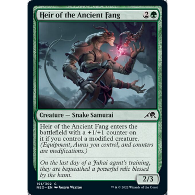 MTG Heir of the Ancient Fang (NEO) | Shopee Philippines