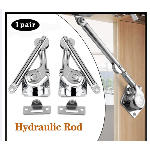 1pair Heavy-Duty Gas Strut Hydraulic Spring Hinges Cabinet Door ...