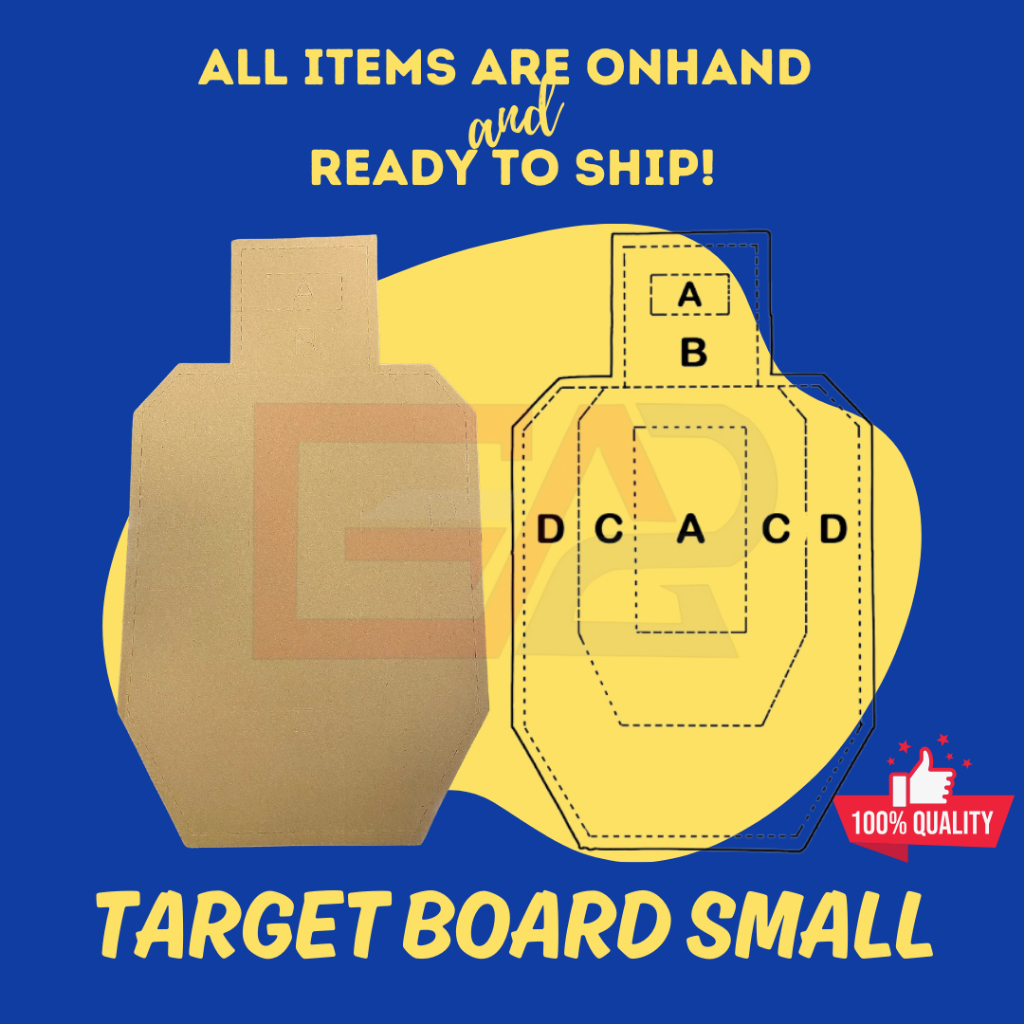 Target Board Small USPA Board for Shooting Corrugated Cardboard by GAP ...