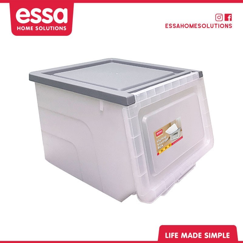 60 LITERS ESSA FLIPTOP STORAGE BOX | Shopee Philippines