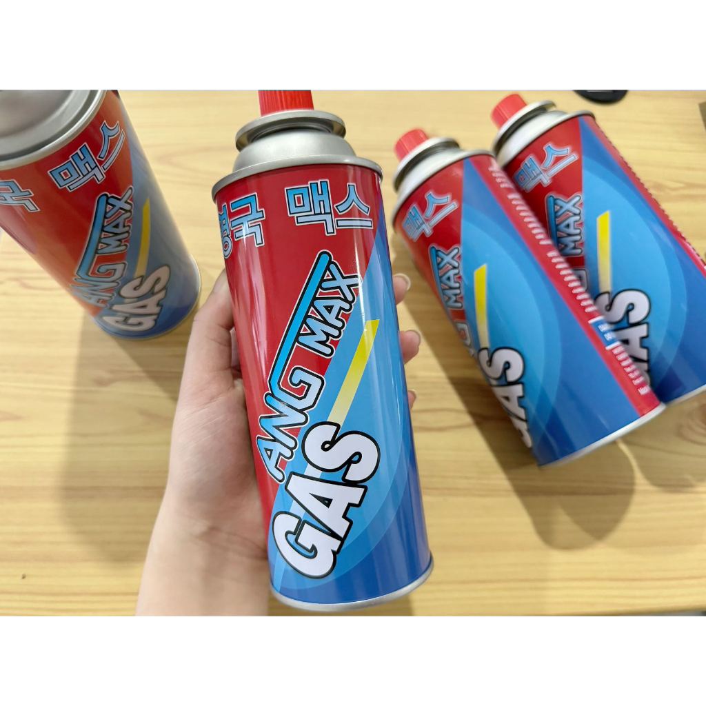 ANG MAX Safe Butane Gas for Gas stove 220g x 4 pcs Korea Gas Tank ...