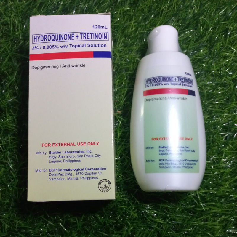 Hydroquinone + Tretinoin Solution 2%/0.005% w/v Topical Solution 120ml ...