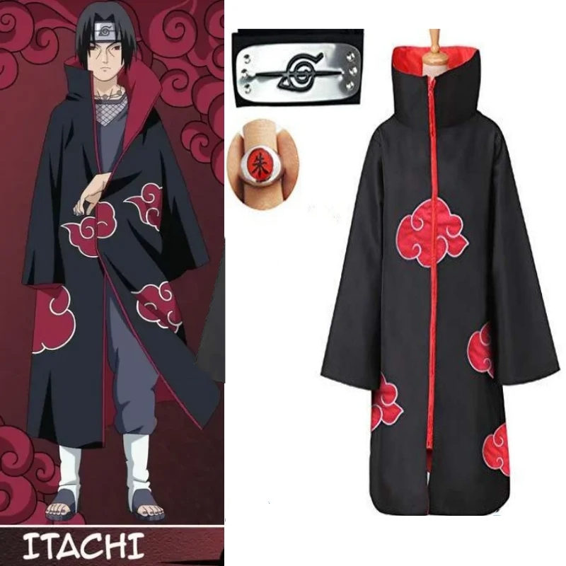Cloak Cosplay Costume Akatsuki Cosplay Cloak Itachi Sasori Deidara ...