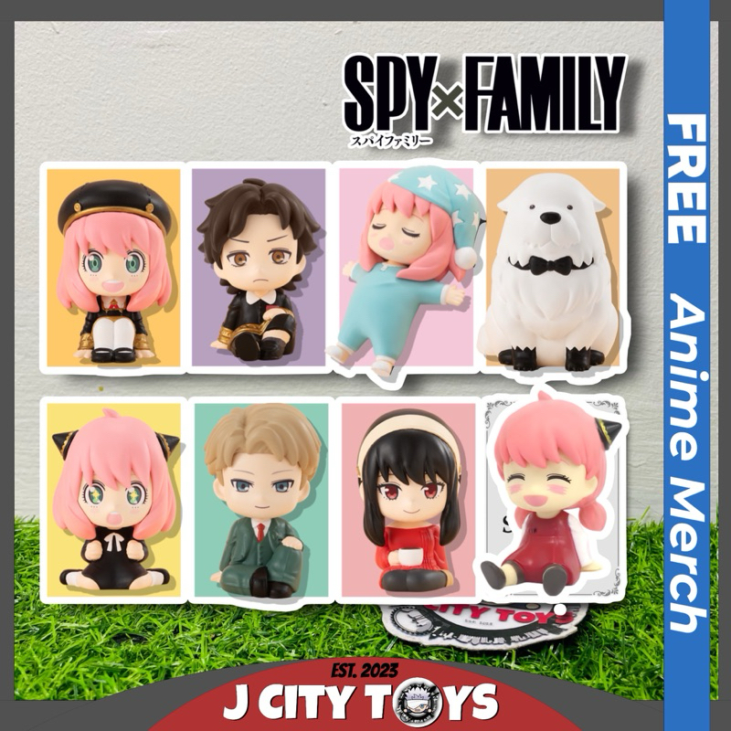 Spy X Family Rela Cot Sitting Figure Anya Yor Loid Bond Forger Damian ...